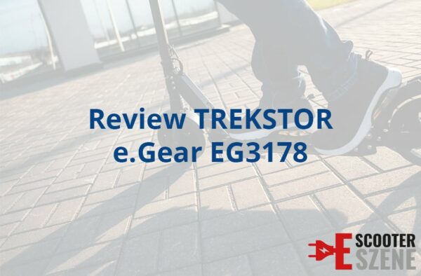 Review TREKSTOR e.Gear EG3178 - eScooter Szene
