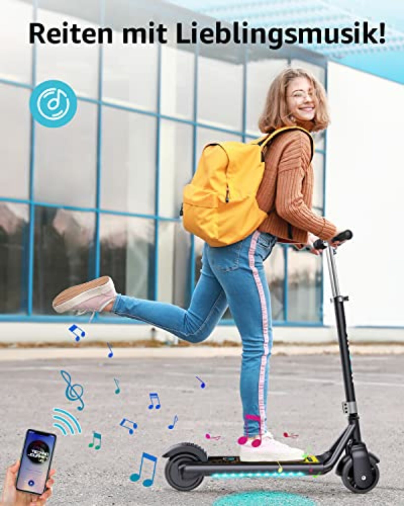 ️Gyroor Elektro Scooter für Kinder ab 6 - 12 Jahre, H30 Max ...