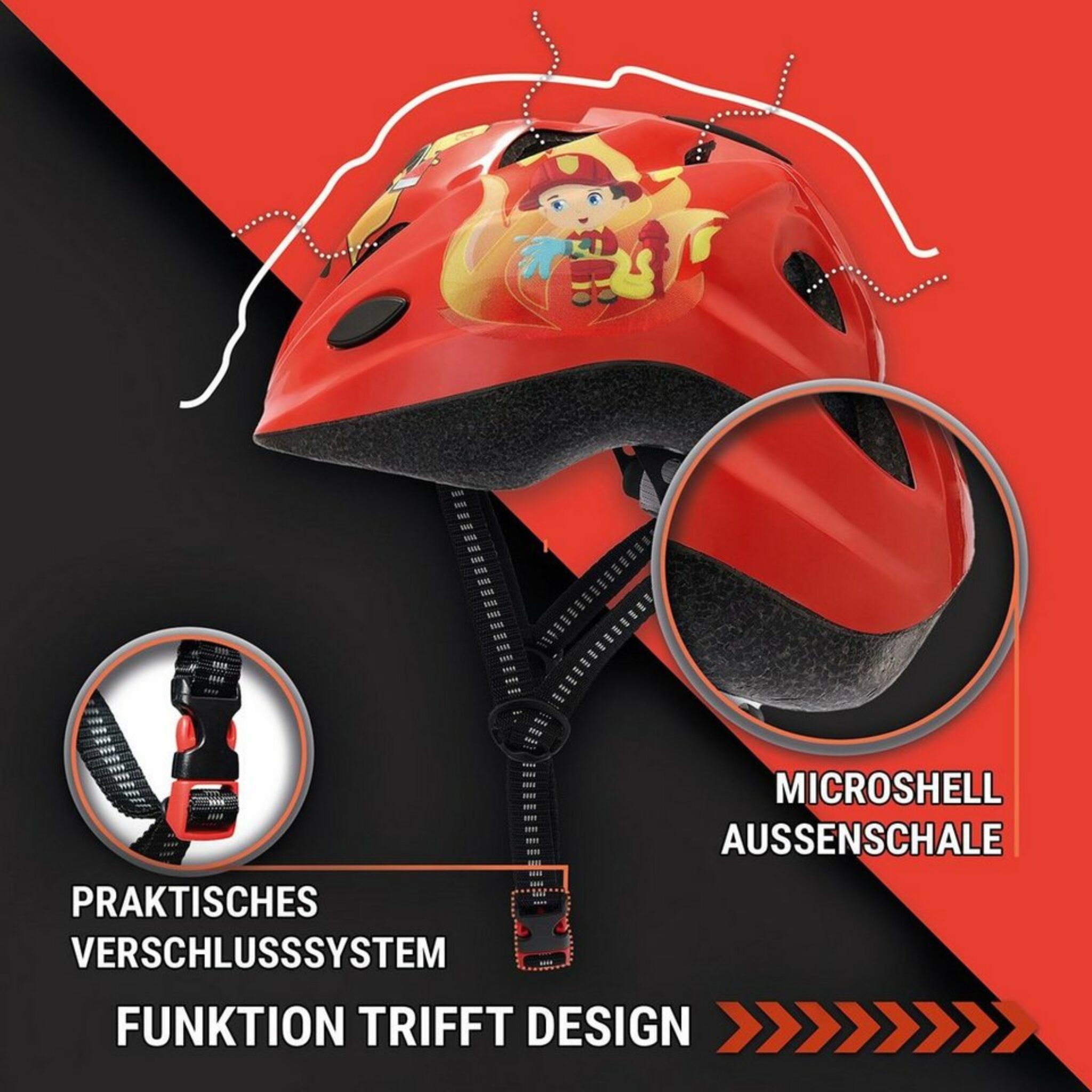 ️Skullcap Fahrradhelm »Kinderfahrradhelm 2-7 Jahre Microshell EPS ...